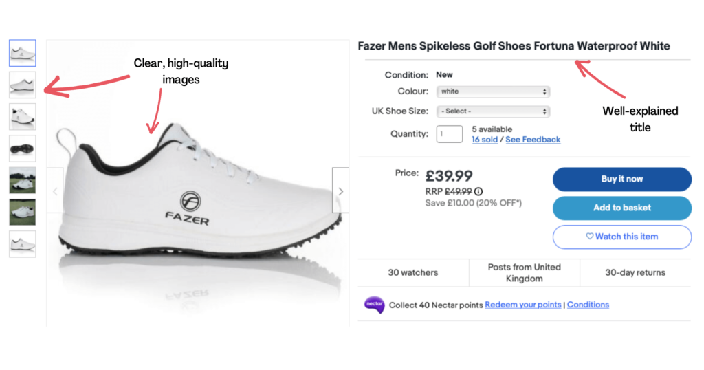 How to Create the Perfect eBay Listing - 11 Top Tips