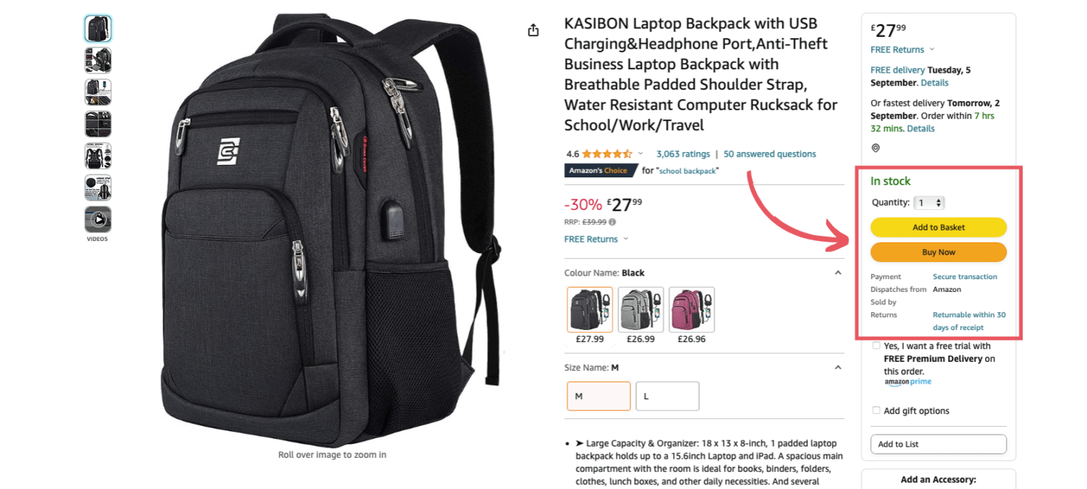 Guía de la Buy Box de Amazon: Qué es y cómo funciona